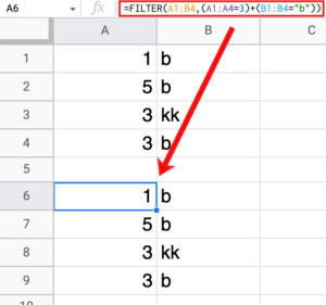 FILTER Function in Google Sheets - Sheets Help