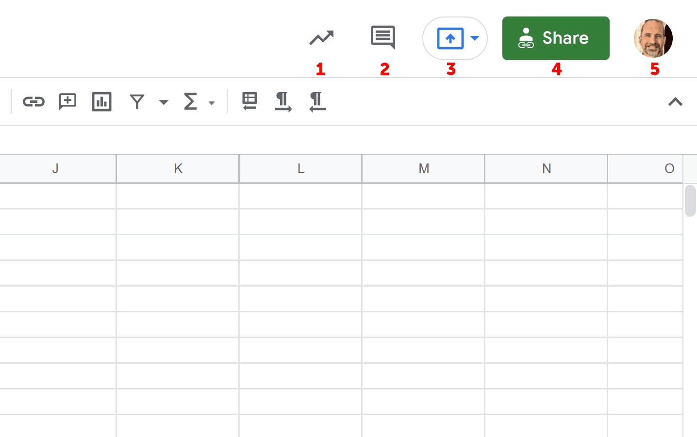 The Parts of a Spreadsheet - Google Sheets - Sheets Help