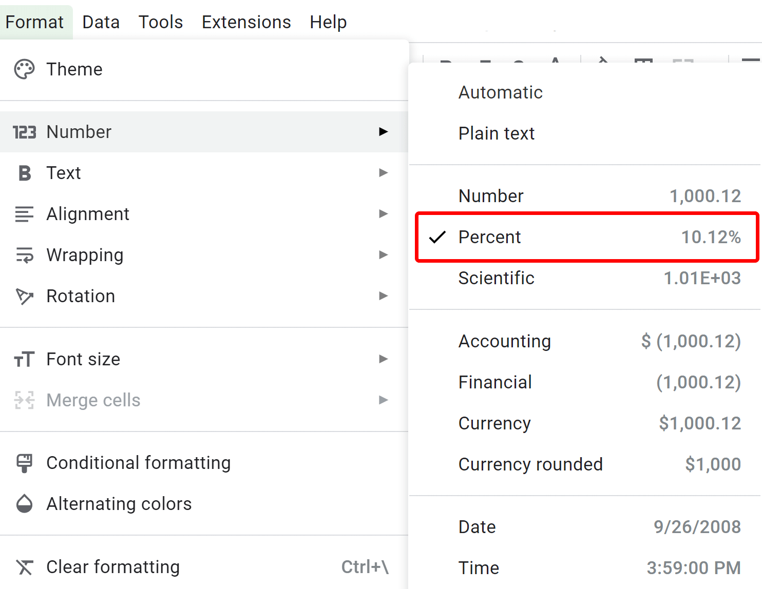 Understanding Data Types in Google Sheets - Sheets Help