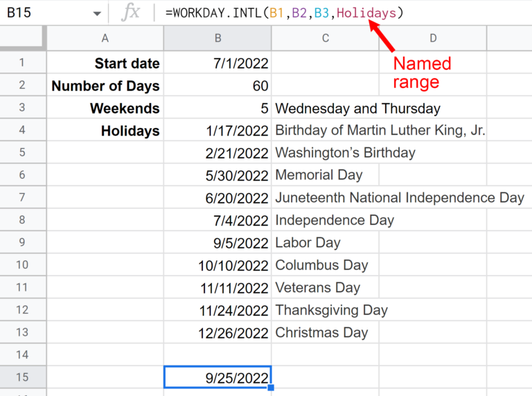 Workday Intl Function Google Sheets Sheets Help