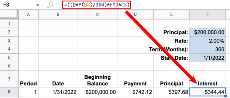 30/360, Actual/365, and Actual/360 Day Counts - Sheets Help