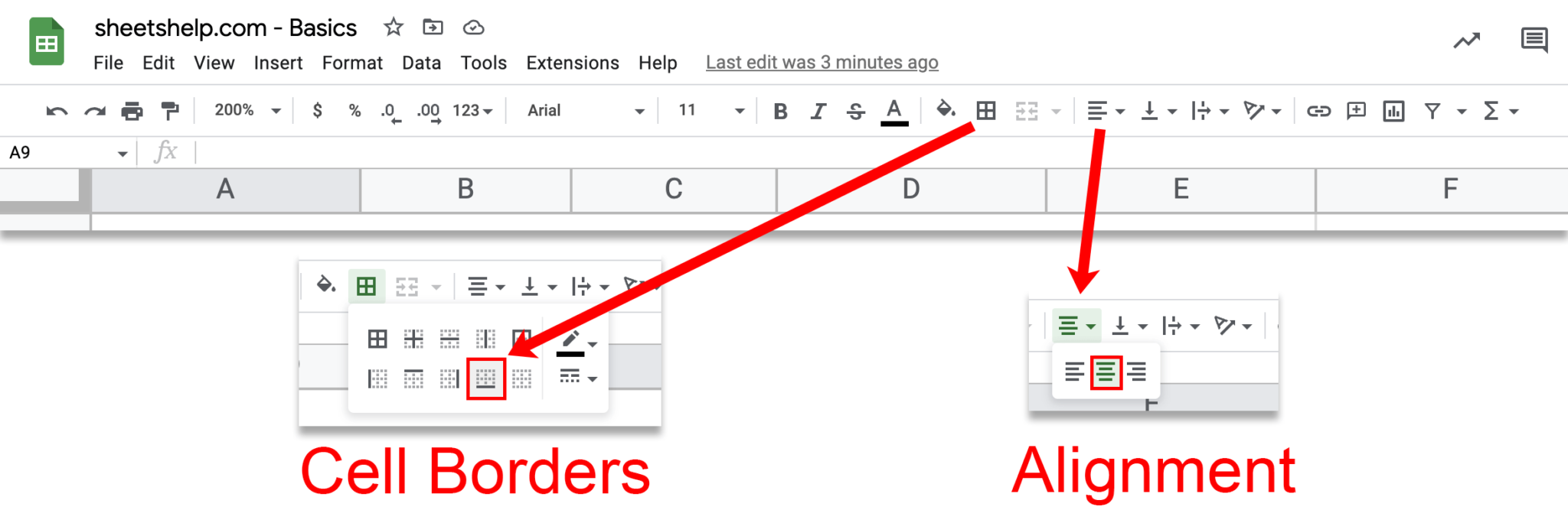 Formatting Cells, Rows, & Columns - Google Sheets - Sheets Help