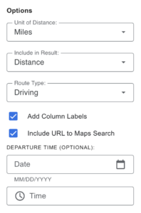 TripTally - Calculate Distances in Google Sheets - Sheets Help