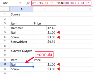 TRUNC Function - Google Sheets - Sheets Help