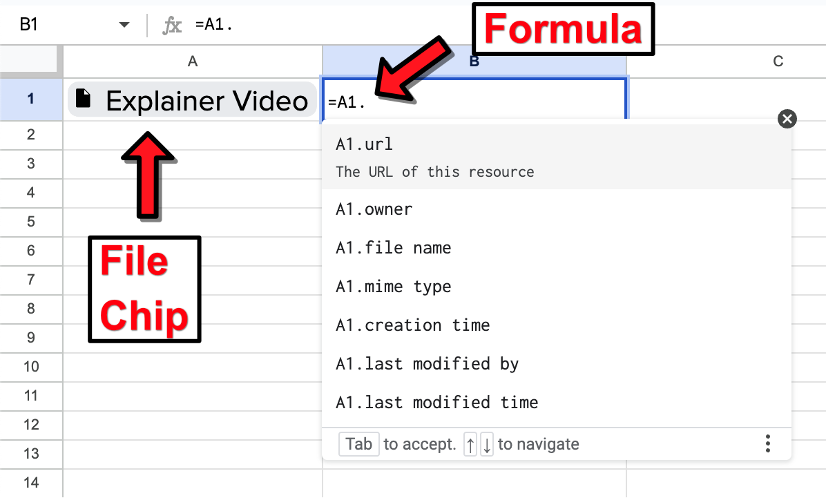 How to Extract Data from Smart Chips in Google Sheets - Sheets Help