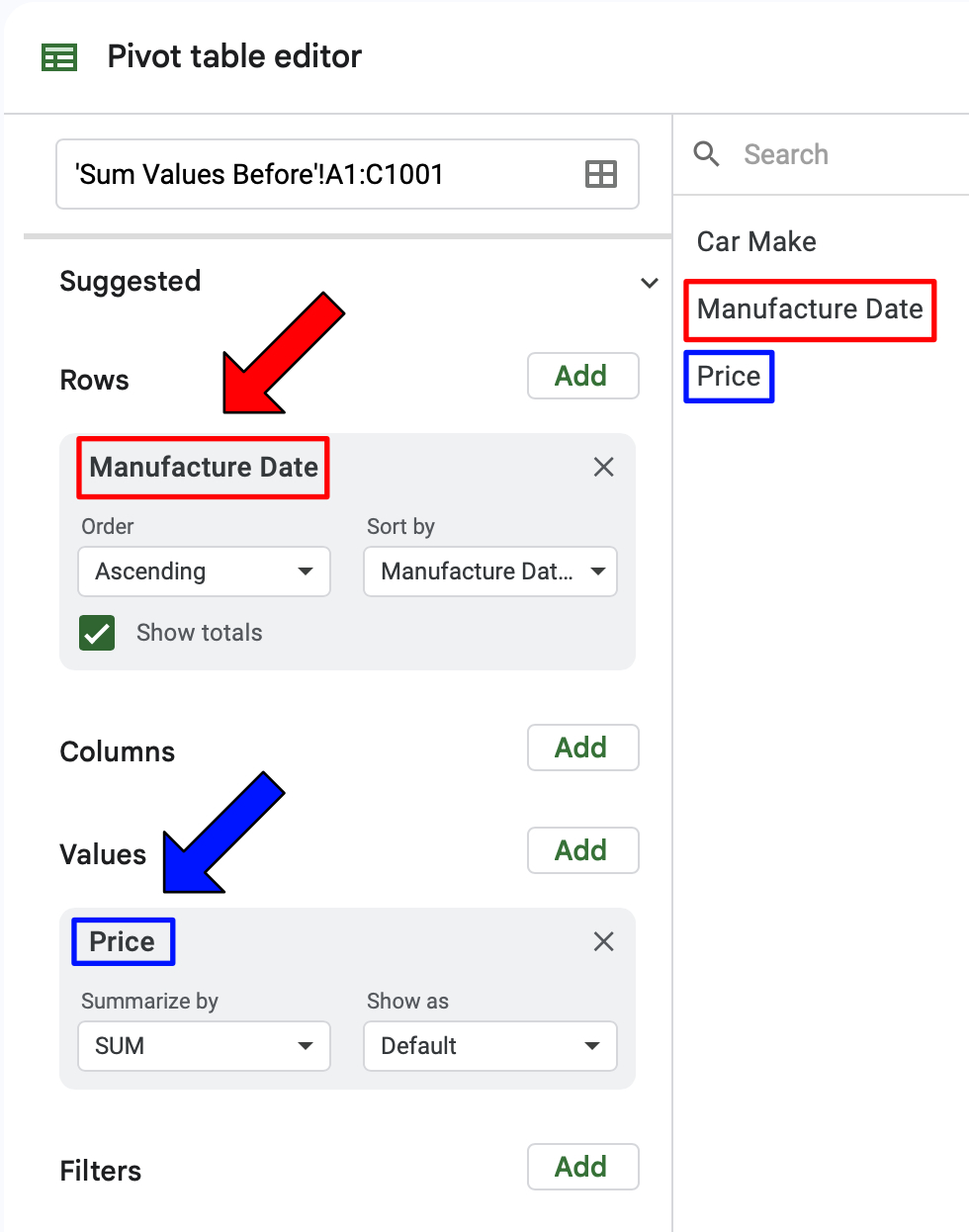 Sum Amounts for Each Day of the Week in Google Sheets - Sheets Help