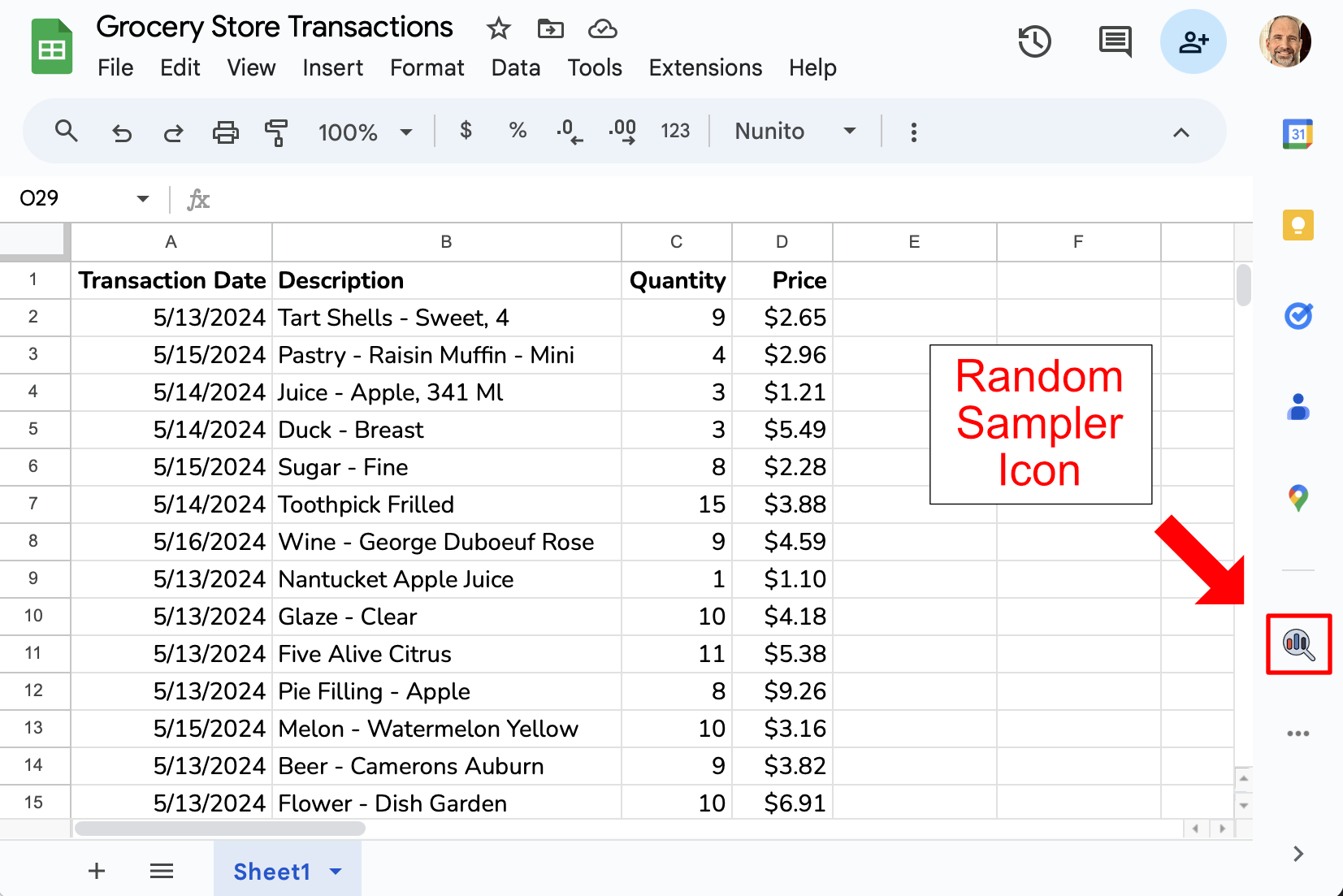 Taking a Random Sample in Google Sheets: Two Methods - Sheets Help