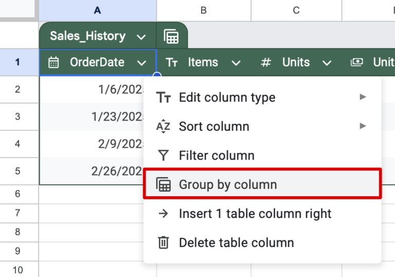 Google Sheets Tables: A Comprehensive Guide